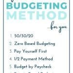 The Top Budgeting Methods - Ultimate Guide on How to Budget | MFTM