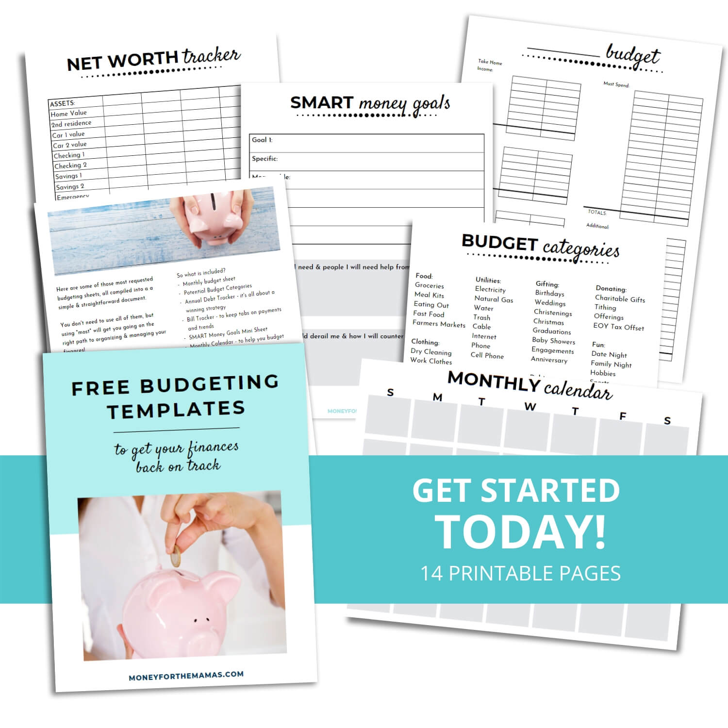 The FREE Budgeting Templates you have to have | Money for the Mamas