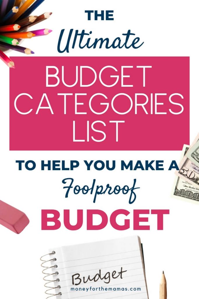 Ultimate Budget Categories List For A Foolproof Budget