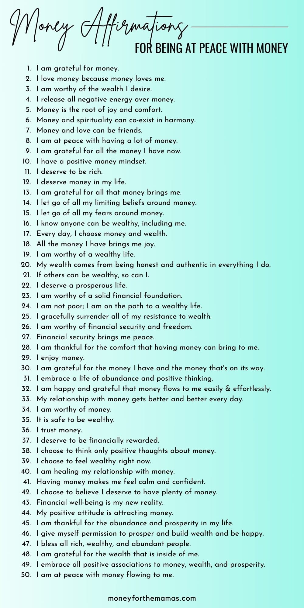 250+ Money Affirmations to Catapult Your Wealth