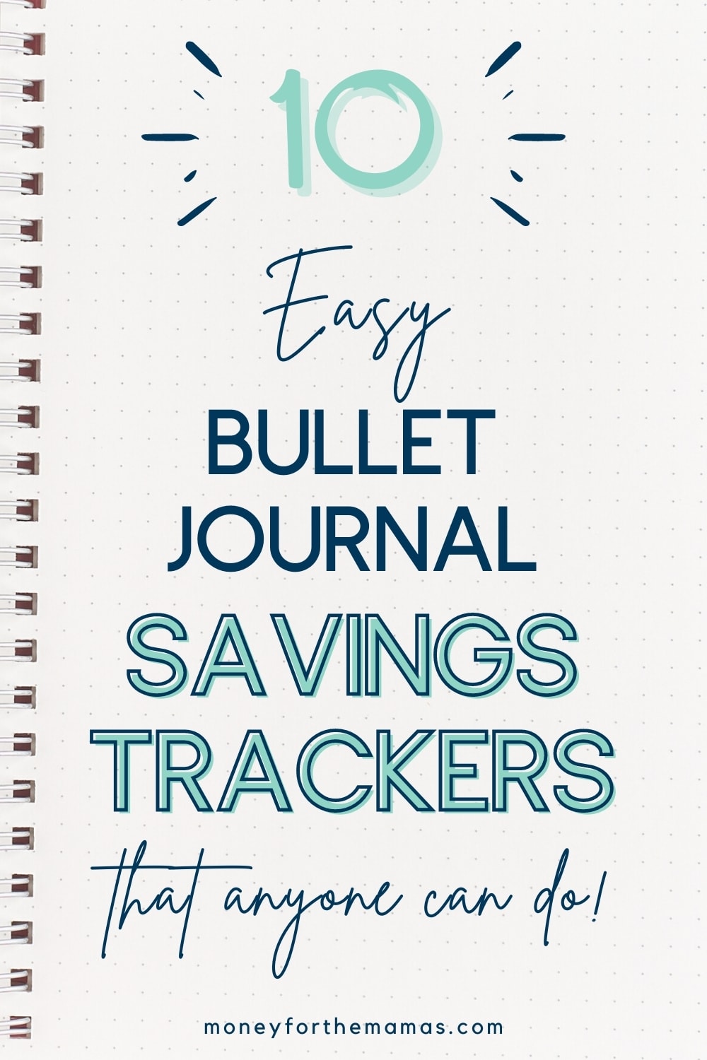 10 Easy Bullet Journal Savings Tracker Ideas - That YOU Can Do - MFTM