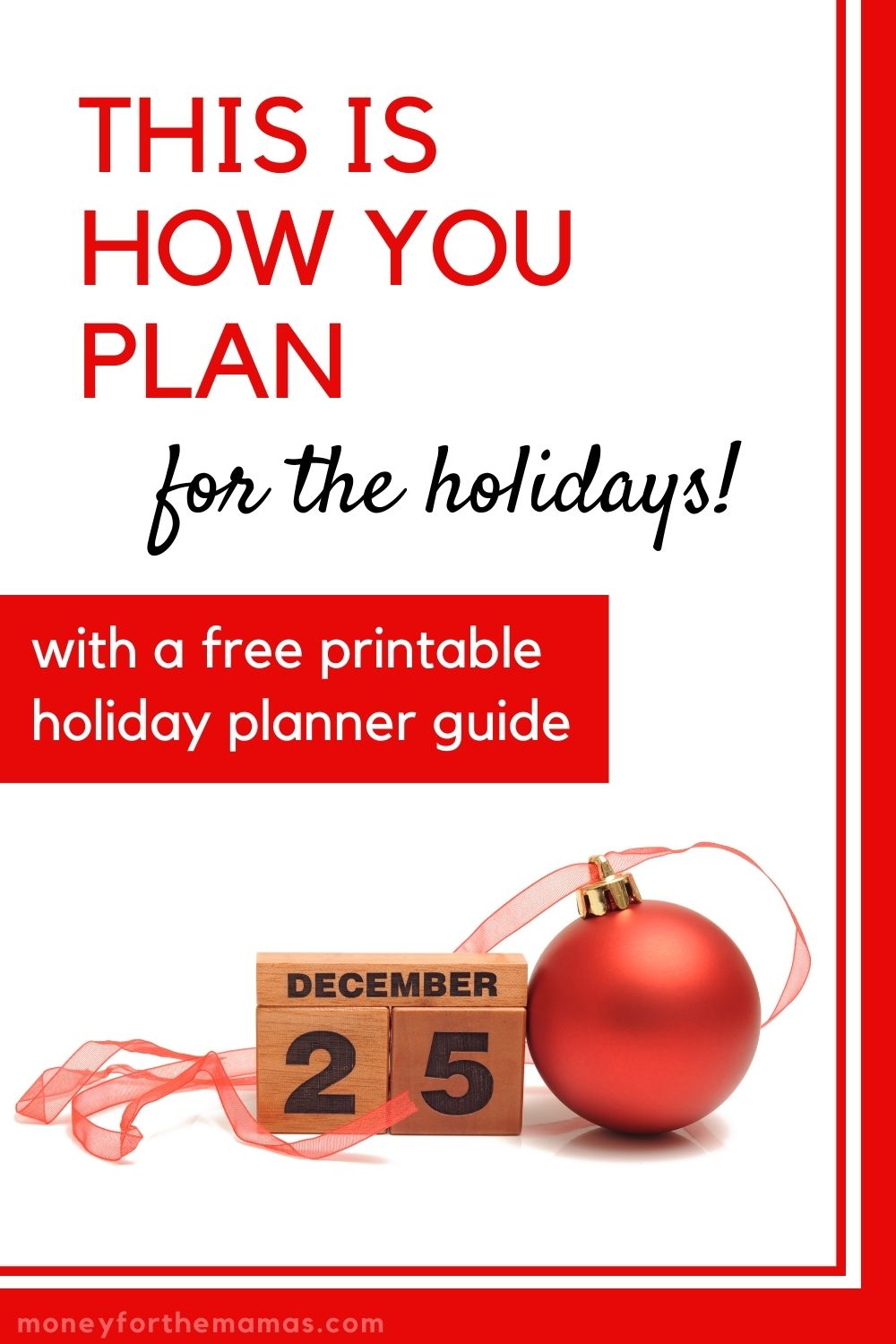 Master the Holidays with Free Christmas Planner Printables