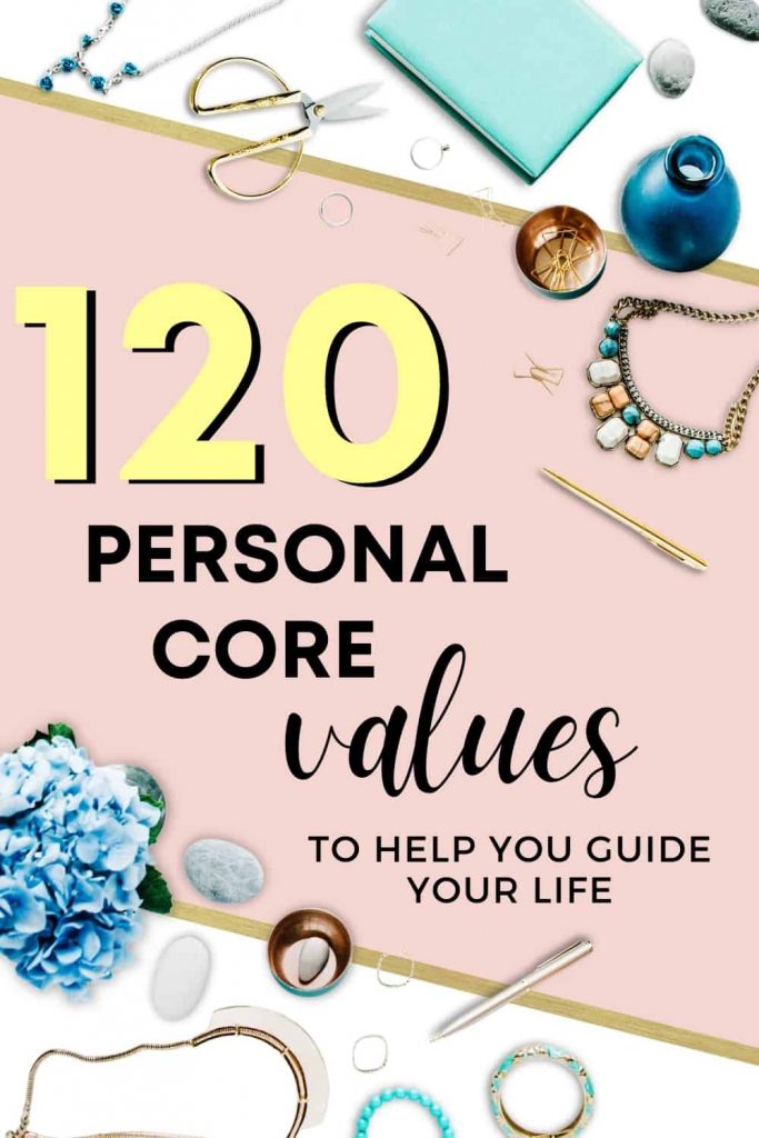Personal Core Values - freebie - Money for the Mamas