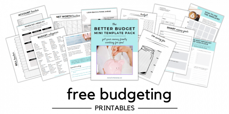 30 Free Printable Budget Templates (Get Your Perfect Budget Now)