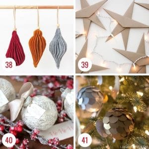 50 Inexpensive DIY Christmas Ornaments (Save Money This Christmas)