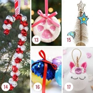 50 Inexpensive DIY Christmas Ornaments (Save Money This Christmas)