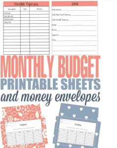 30 Free Printable Budget Templates (Get Your Perfect Budget Now)