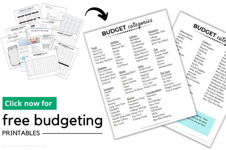 Ultimate Budget Categories List for a Foolproof Budget