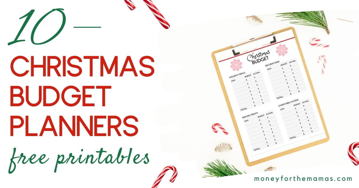 10 Easy Christmas Budget Planners (FREE Printables)