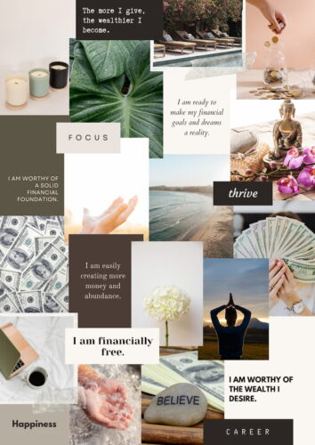 How to Make a Debt-Free Vision Board (Goals into Reality)