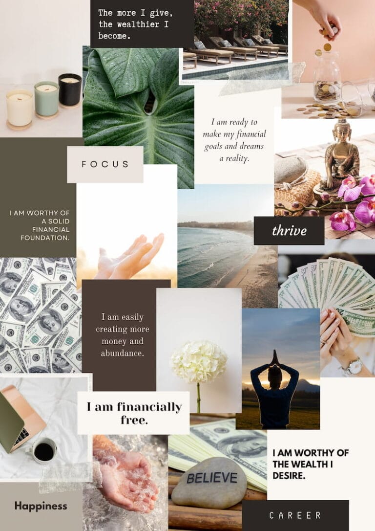 How to Make a Debt-Free Vision Board (Goals into Reality)