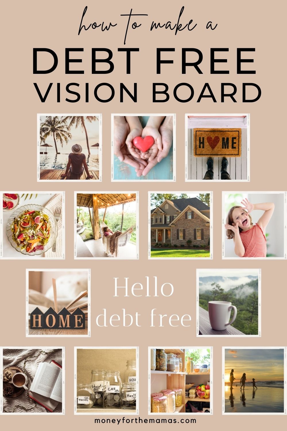 How to Make a Debt-Free Vision Board (Goals into Reality)